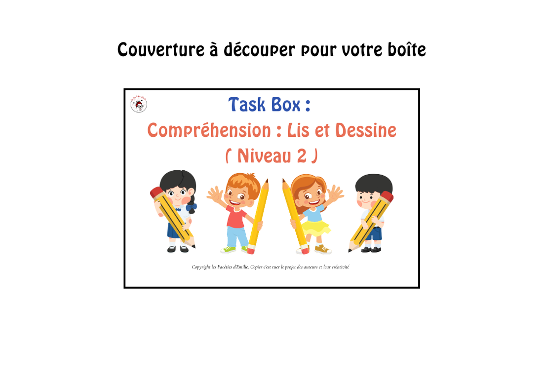 Compréhension : Lis (ou écoute) et dessine – Mon Marché Ortho